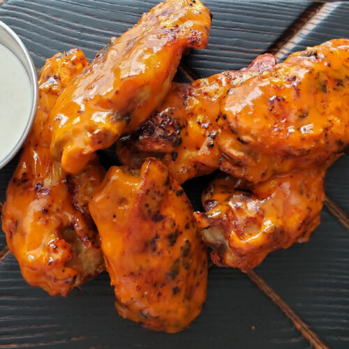 Wing-Time Honey Bourbon Wing Sauce Wings - For the Wing